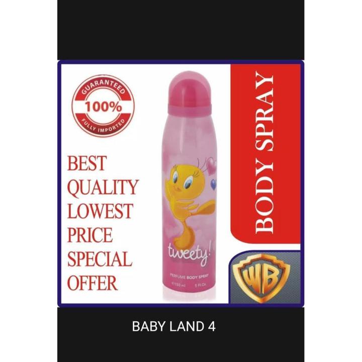 WB TWEETY -TWEETY Body Spray - For Kids, 150 ml | Daraz.pk