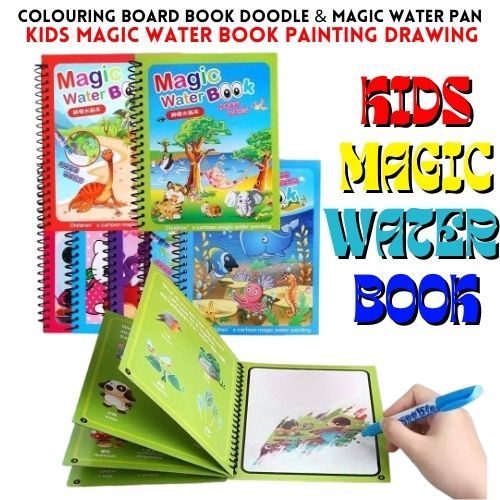 Magic Water Book; Water Drawing Book Magic Water Book For Kids Easy to ...