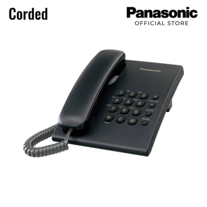 Panasonic KX-TS500 - Integrated Corded Phone System - Black | Daraz.pk