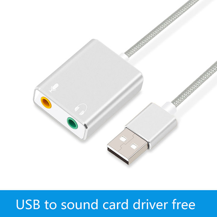 High Quality External USB Sound Card Jack 3.5mm USB Audio Adapter ...