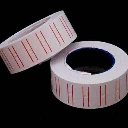 high quality 500PCS One Roll White Adhesive Price Paper Tag Mark ...