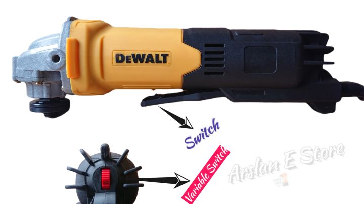 DEWALT ANGLE GRINDER 5 INCH VARIABLE PURE COPPER WINDING | Daraz.pk