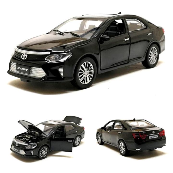 Toyota Camry Die Cast Scale Model Car 1:28 - 6 inches Black | Daraz.pk