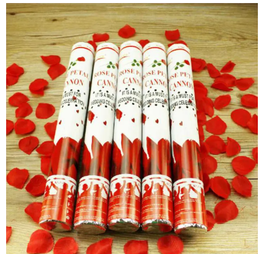 1 Pc Large Heart Shaped Confetti Party Popper for Wedding Anniversary ...