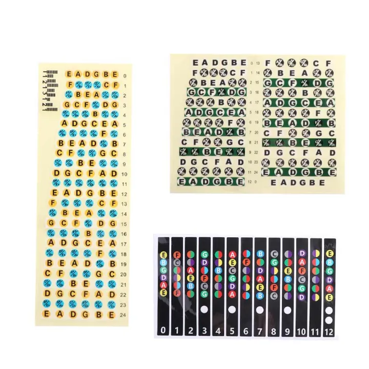 Guitar Accessories Musical Instrument Fingerboard Stickers Musical ...