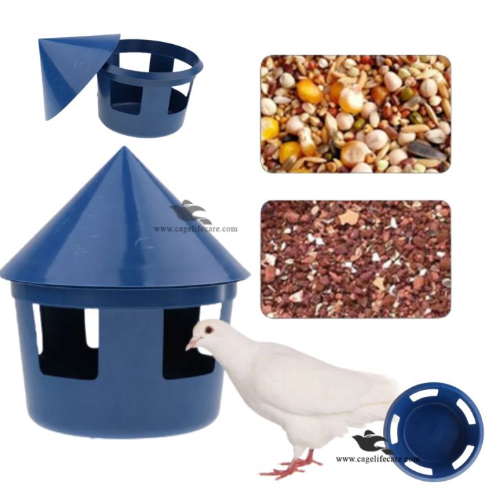 Large Multipurpose Pot - for Pigeons and Poultry and all ground birds ...