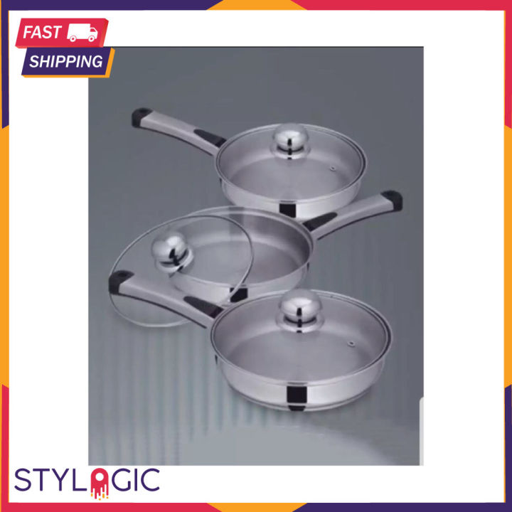 Sonex Supreme Frying Pan With Glass Lid - | 20cm,22cm,24cm sonex ...