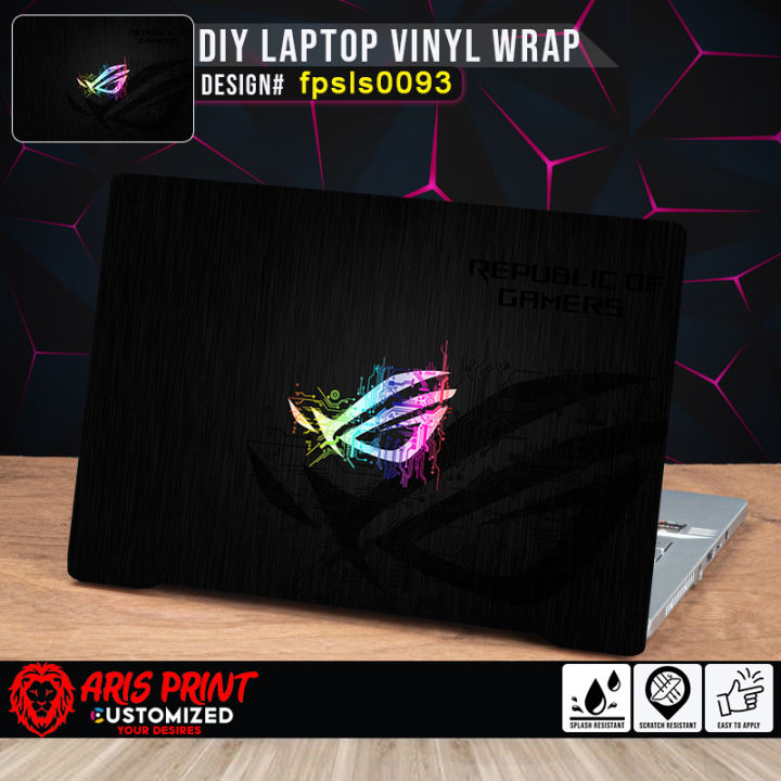 Asus Rog ranbo Vinyl Skin for Laptops- Laptop Skin, Laptop Sticker, Fit ...
