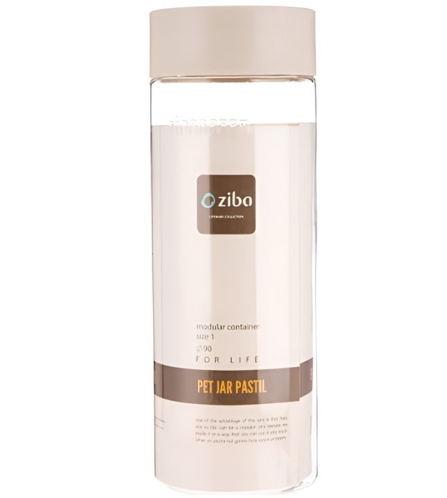 AKDC OZIBA PLASTIC JAR 9CMX9CMX27CM transparent | Daraz.pk