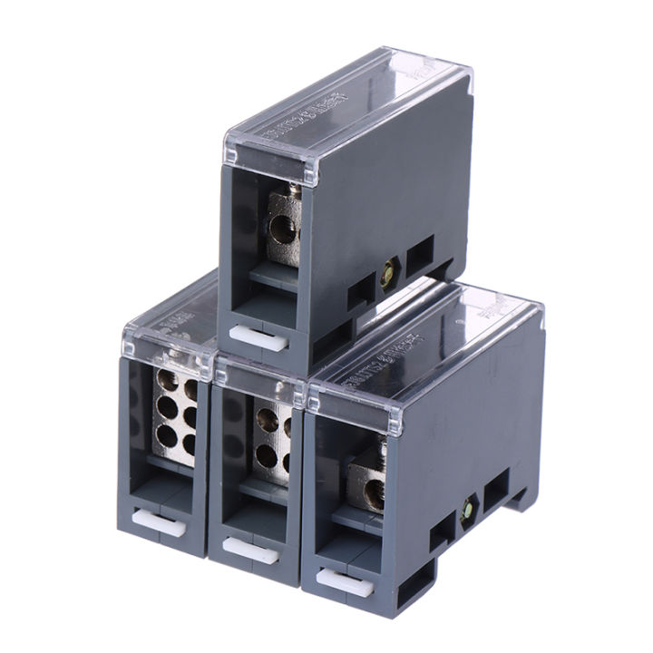 150A Din Rail Terminal Block Distribution Box One in Multiple out Universal Power Junction Box ...