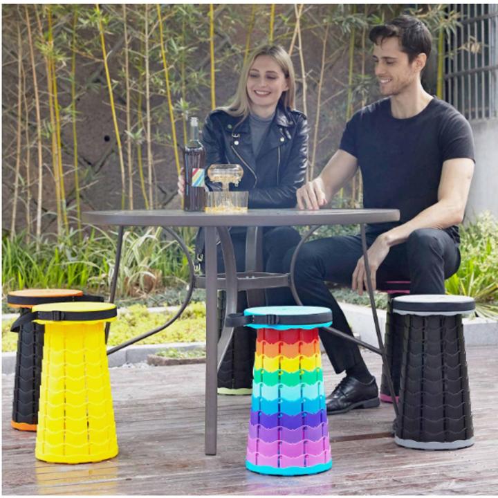Retractable Foldable Stool For Camping Fishing Hiking Activities ...