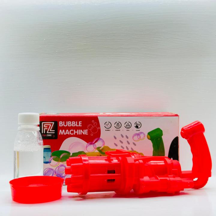 2IN1 Bazooka Bubble Gun for kids with dual play modes and strong bubble ...
