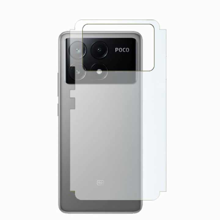 Xiaomi Poco X6 Pro Back Matte Protector Soft Skin Sheet Film For poco ...