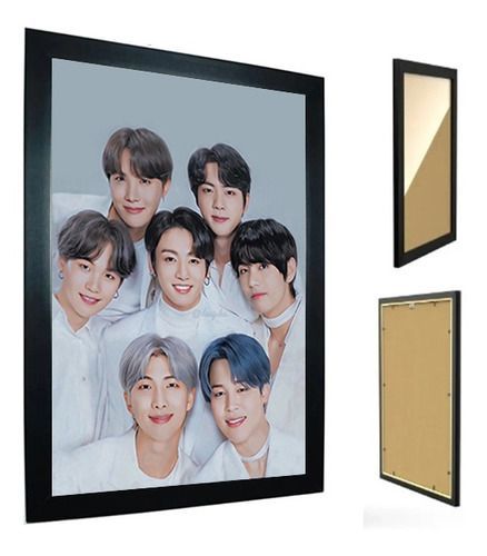 BTS Frame for Room Decoration – Color Empire A4 Laser Cutting Wooden ...