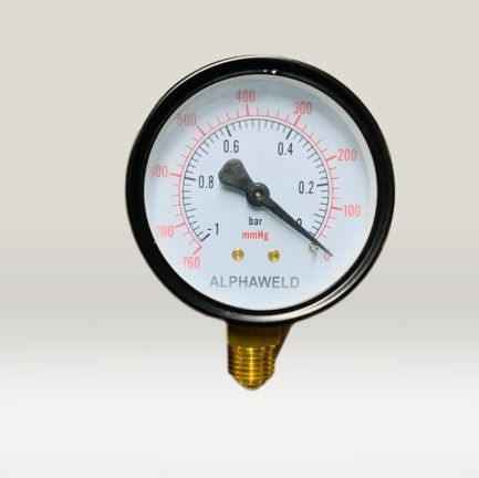 Vacuum Pressure Gauge - 0 ~ -30inHg 0 ~ -1 bar Mini Dial Air Pressure ...