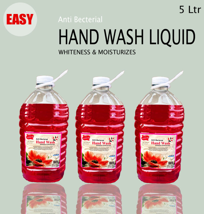 Easy Antibacterial Liquid Hand wash 5-Liter (Pack of 3) | Daraz.pk