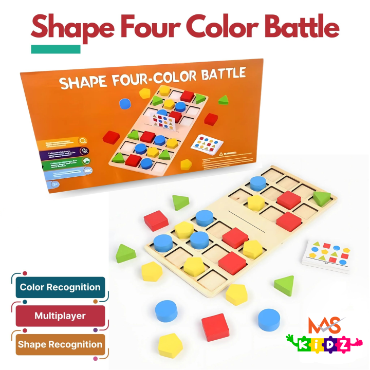 Montessori Shape Matching Game 707-B31, Shape Adjustment Game, Color ...