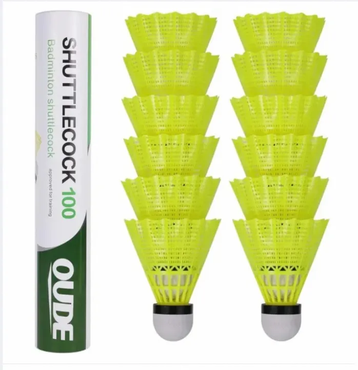 Badminton Nylon Feathers | Best Shuttle for TM Sports | 12 Tubes for ...