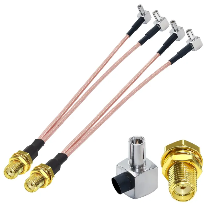 SMA 2 SMA Connector One Side L Type Pigtail Cable - SMA Antenna ...