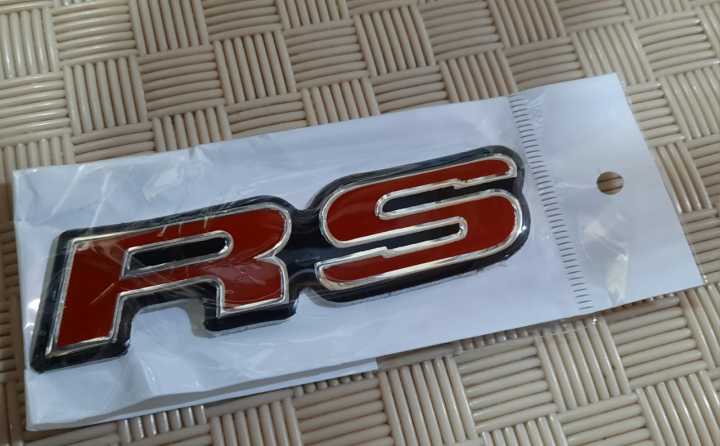 RS Car Sticker RS Sticker Badge For Latest HONDA Civic Car | Daraz.pk