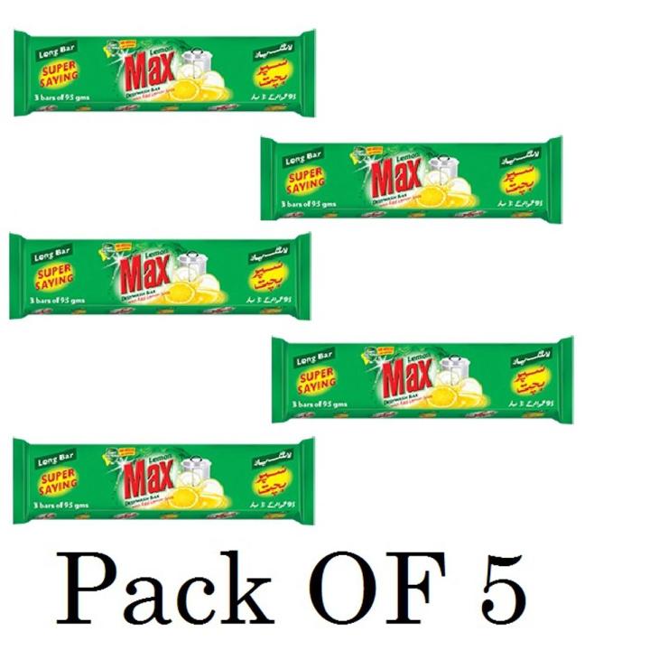 Lemon Max Single Long Bar 270g - Pack Of 5 | Daraz.pk