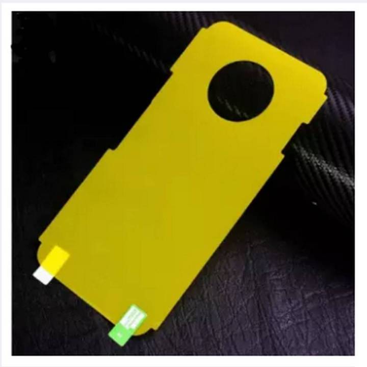 Infinix Note 7, Back Transparent Hydro Jell Skin Film Back Protector ...