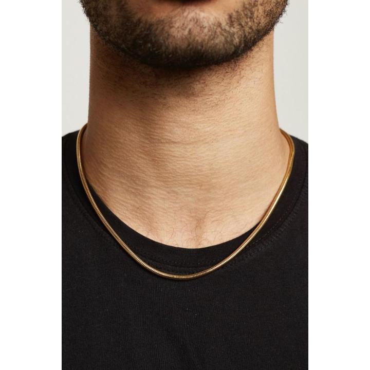 Pip Store Snake Chain Necklace For Men Gold & Silver | Daraz.pk