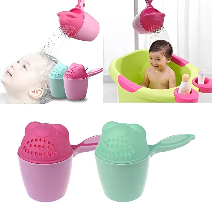 Baby Dippers Bath Rinse Cup | Shower Shampoo Scoops Sprinkler Bottle ...
