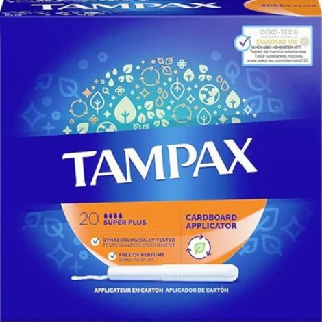 Tampax Super Plus Tampons – 20’s | Heavy Flow Protection & Comfortable ...