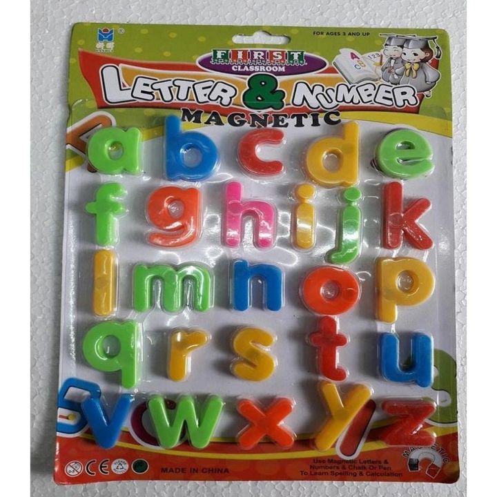 Pack Of Small Alphabets - Magnetic | Daraz.pk