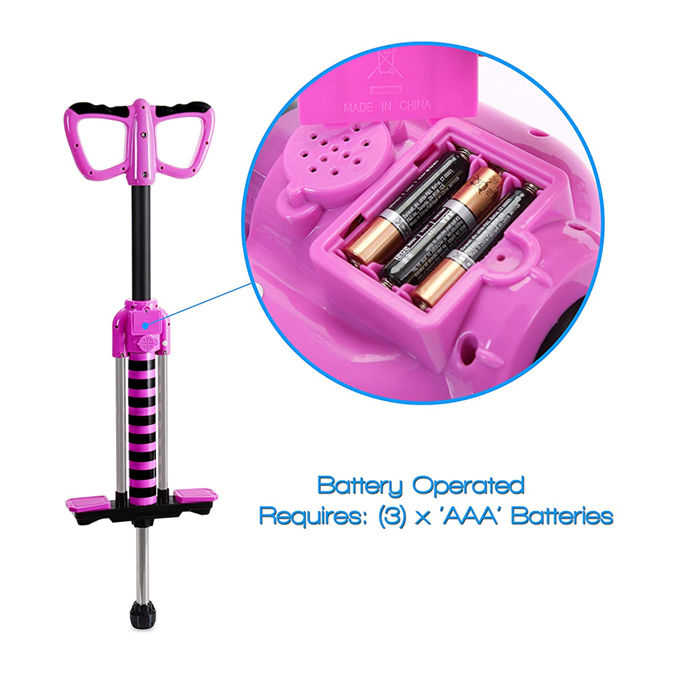 Pink Pogo Stick for Kids 8-12 Years – Jumping Toy for 20-70kg – Indoor ...