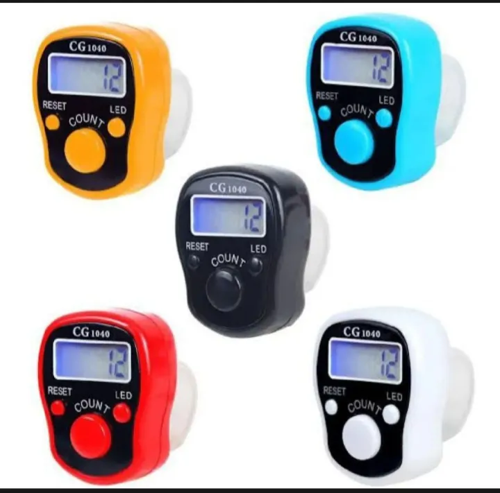 JxM MODEL Digital Night Mode LED Light Tasbih - 5-Digit LCD Display ...
