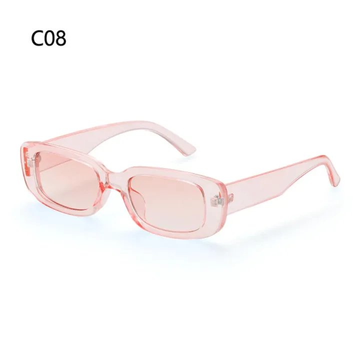 Retro Women Sunglasses Small Rectangle Frame Sun Glasses UV400 ...