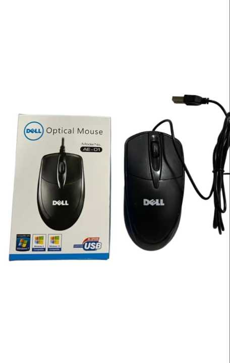 Dell AE-01 USB Optical Mouse For Laptops & Computers | Daraz.pk