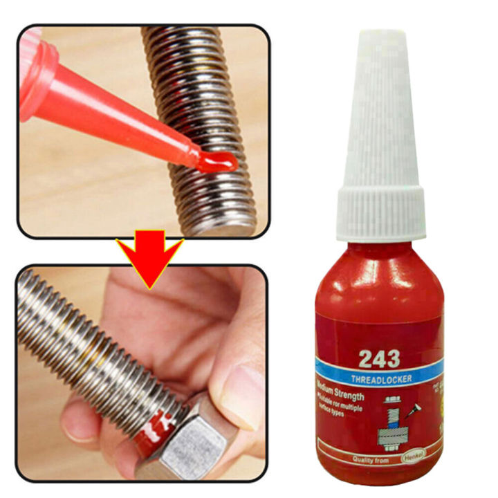 10ml Threadlocker Loctite 243 Blue Screw Glue Thread Locking Agent ...