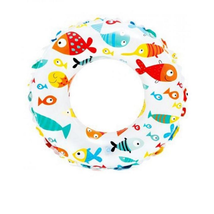 Lovely Printed Safety Swimming Water & Bath Ring For Kids | Daraz.pk