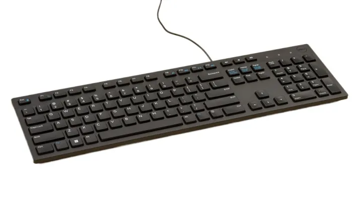 The HP,Dell USB Slim Business Keyboard, an authentic wired keyboard, is ...