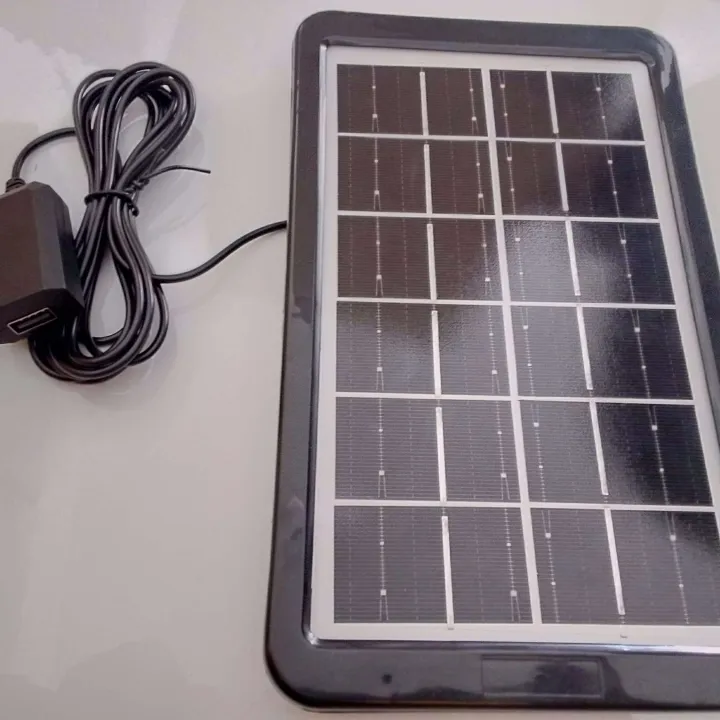 3W 6V Solar panel regulated 5V USB phone Battery Charger waterproof ...