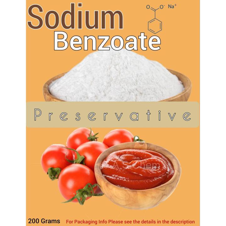 Sodium Benzoate Powder - 200g | Food Grade | Preservative | Daraz.pk