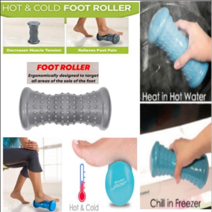 Foot Roller Massager Exercise Roller Hot and Cold with Bumps for ...