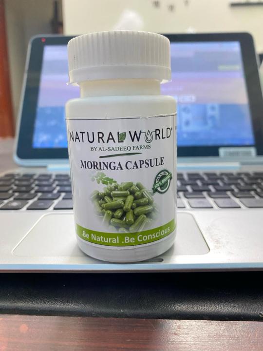 Natural World Moringa Capsules 90 - Organic Pills, Weight Loss,Boost Energy | Daraz.pk