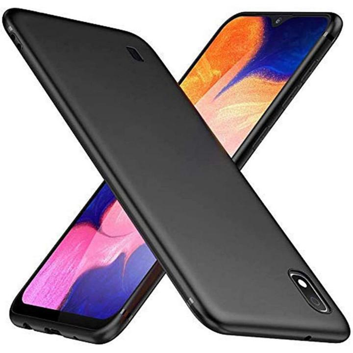 Samsung Galaxy A10 Black Soft Silicon Back Cover | Daraz.pk