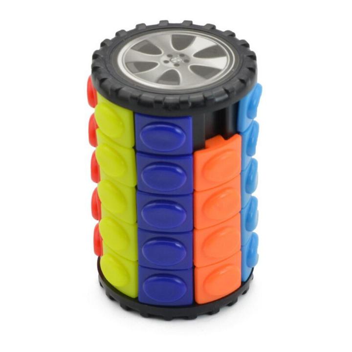 Rotate & Slide 5x8 Puzzle Magic Finger Round Cylindrical Cube | Daraz.pk