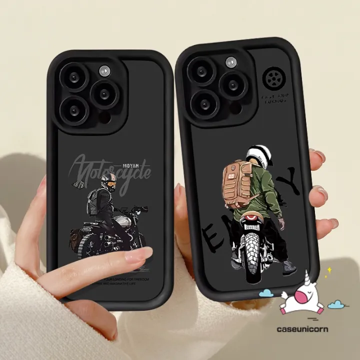 Fashion Cool Motorcycle Biker Boy Case For Redmi 12 13C A1 10C 12C 9 9A ...