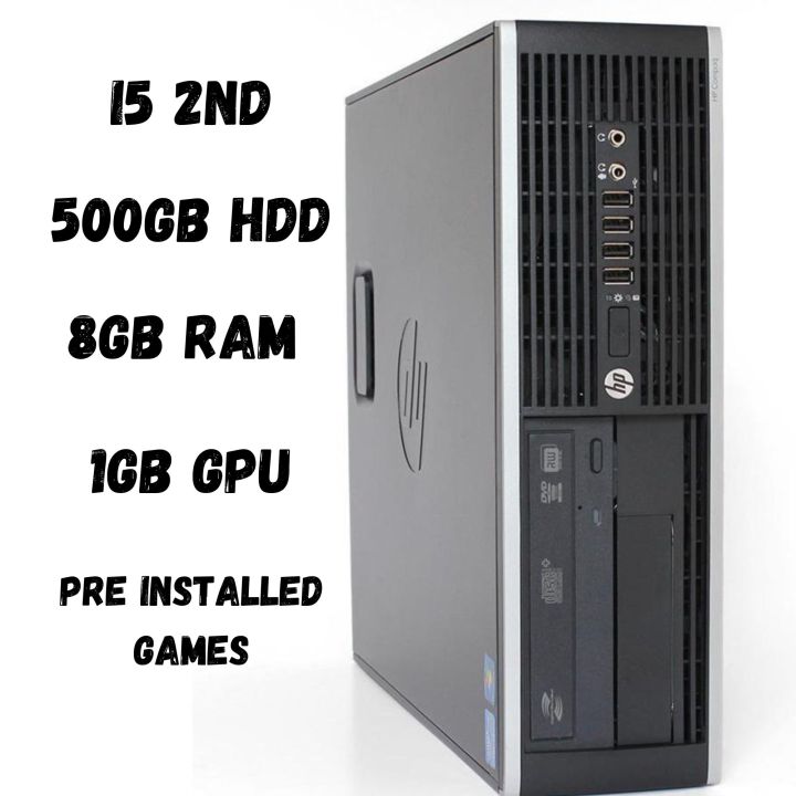 Gaming PC Elite 8200 i5 2nd Gen, 8GB RAM, 500GB HDD, 1GB GPU | Daraz.pk