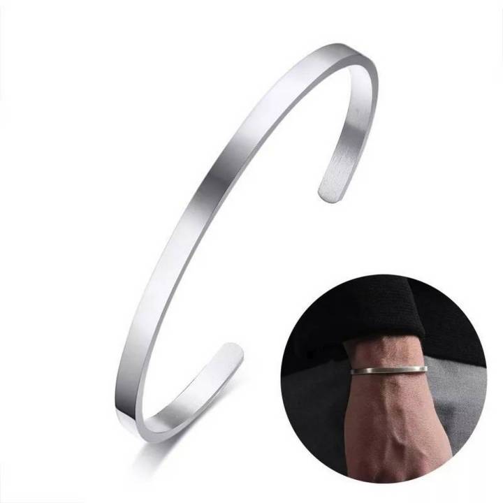 Golden Titanium Kara Hand band- Bracelet for men and women | Daraz.pk