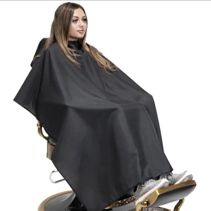 1Pcs Black Hairdressing Cape Professional Hair-Cut Salon Barber Cloth ...