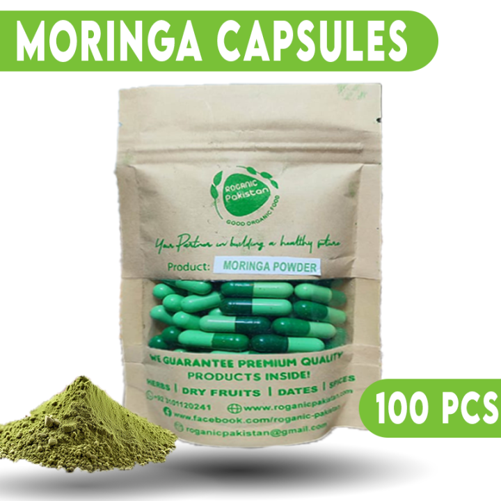 100 piece Pure moringa capsule Best for weight loss | natural moringa ...