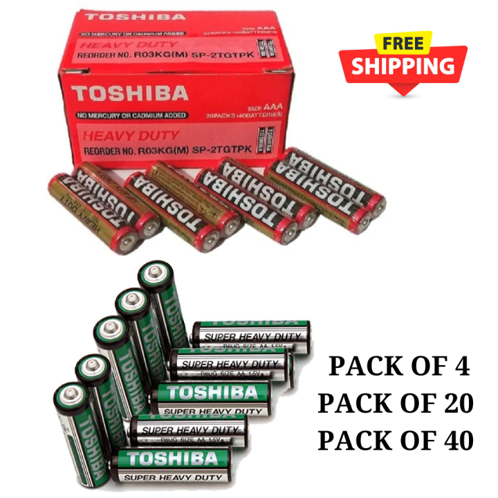 Get RS 200 Voucher-Toshiba Cell AA and AAA Original Heavy Duty 1.5 V ...