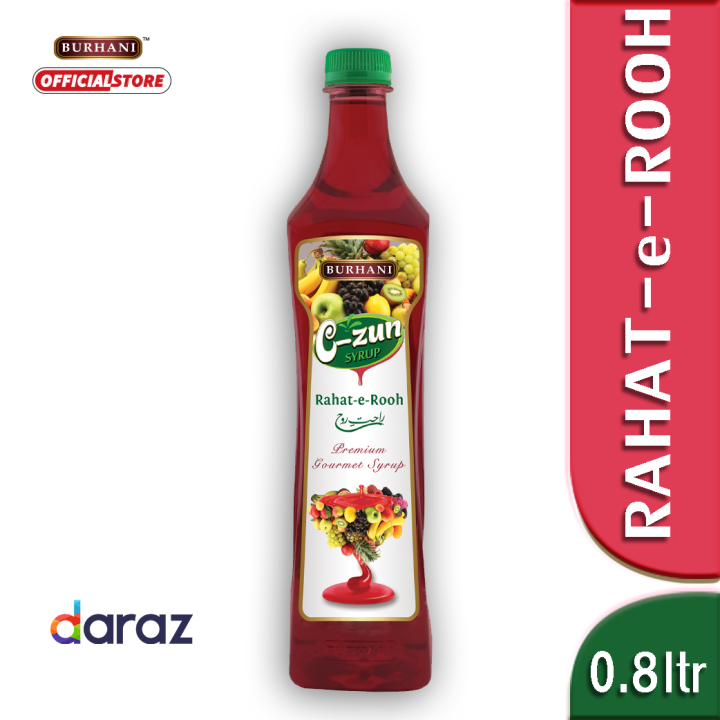 Burhani C-zun Rahat-e-Rooh Flavoured Syrup Sharbat 800ml | Daraz.pk